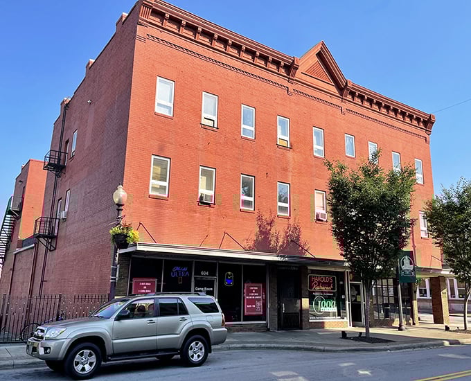 This handsome brick building proves that affordable living doesn't mean sacrificing architectural charm or character.