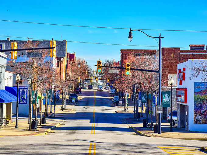 Gaffney's tree-lined main street invites leisurely strolls and window shopping. The kind of place where "running errands" becomes an enjoyable social event.