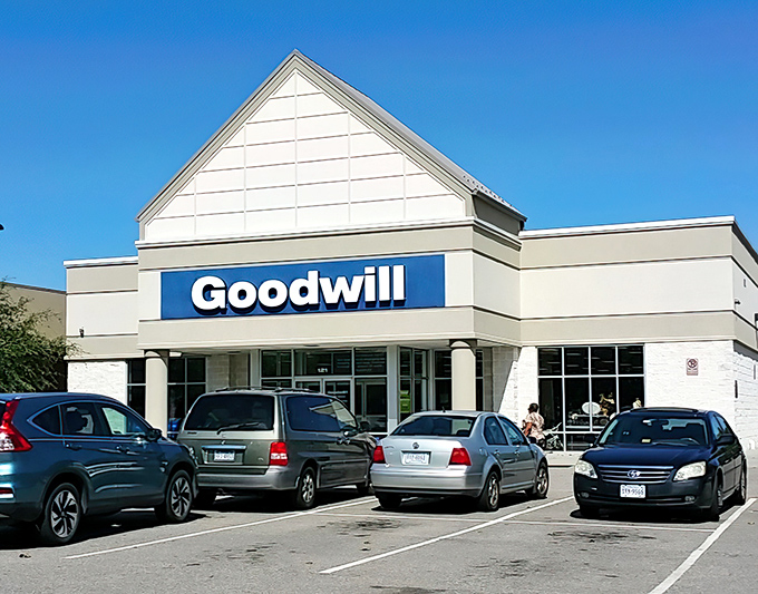 Another sunny day, another chance to unearth some hidden gems at Goodwill. Think of the stories these items could tell!