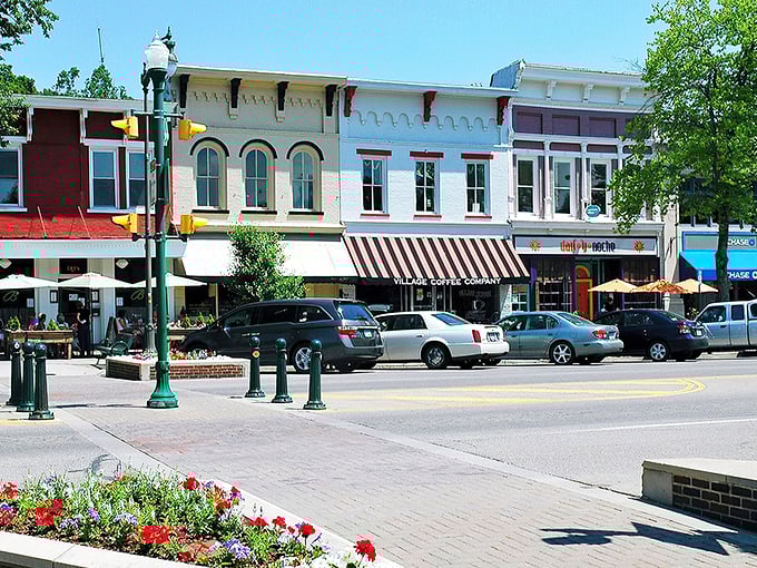 Those green lampposts aren't just street furniture&mdash;they're time machines to a more civilized era of downtown strolling.