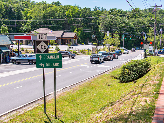 Junction signs point the way to adventure in every direction. Highlands sits at this perfect mountain crossroads.