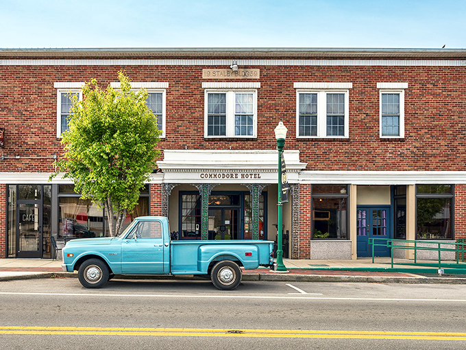 The Commodore Hotel stands as Linden's crown jewel, a beautifully restored reminder that small-town charm never goes out of style.
