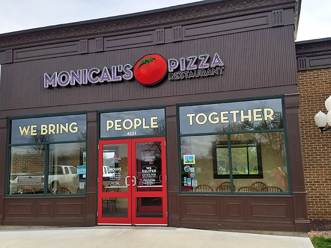 "We Bring People Together" isn't just a slogan here&mdash;it's what happens when their legendary thin crust hits the table.