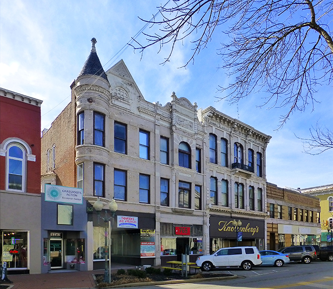Beautifully preserved architecture in Richmond tells stories of yesteryear while housing today's budget-friendly businesses. History and affordability in perfect harmony!
