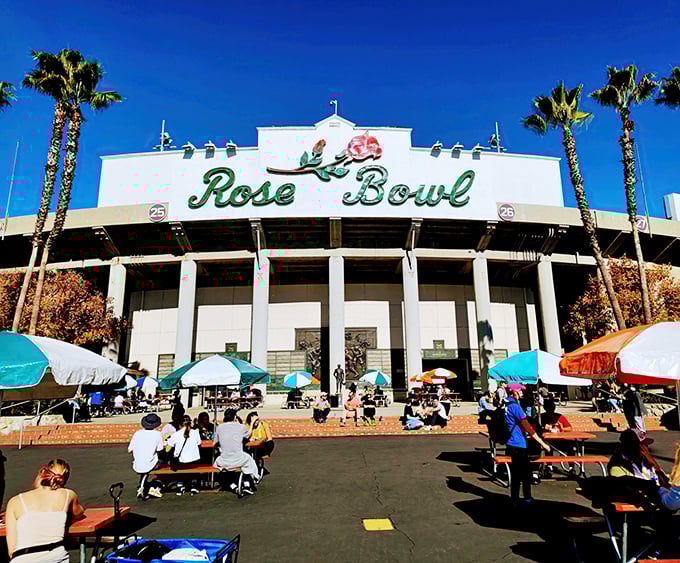 Step right up to California's most famous flea market stadium &ndash; where touchdowns meet markdown treasures every month.