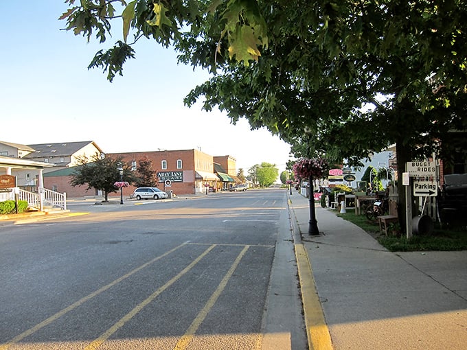 Quiet streets and historic storefronts in Shipshewana invite you to slow down and remember when conversation was the best entertainment in town.