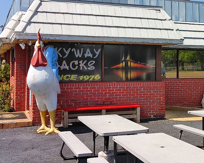 The red brick exterior of Skyway Jack's promises no-frills comfort food that'll make you forget all about those fancy brunch spots.