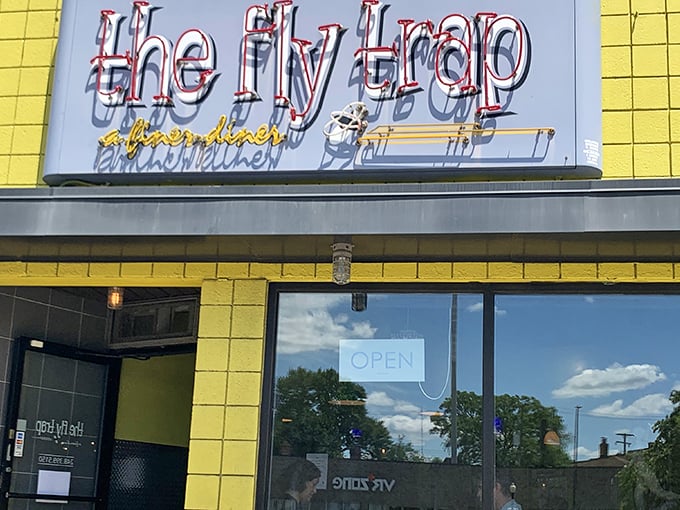 Don't let the name bug you! The Fly Trap's cheerful facade houses some of Michigan's most creative breakfast dishes.