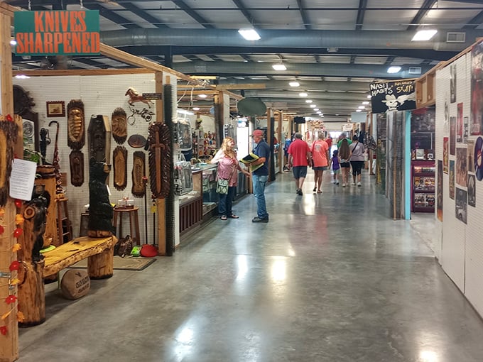 Like a museum where you can touch everything, this indoor market showcases decades of American life through its endless vendor displays.