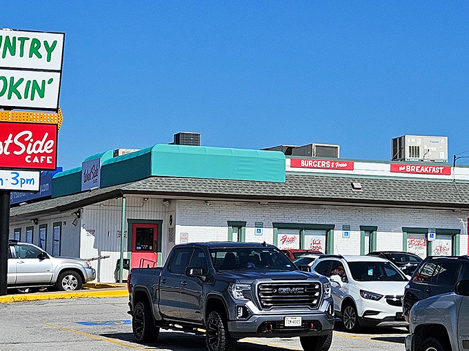 The bustling parking lot at West Side Cafe tells you everything &ndash; locals know where to find breakfast gold in Fort Worth.