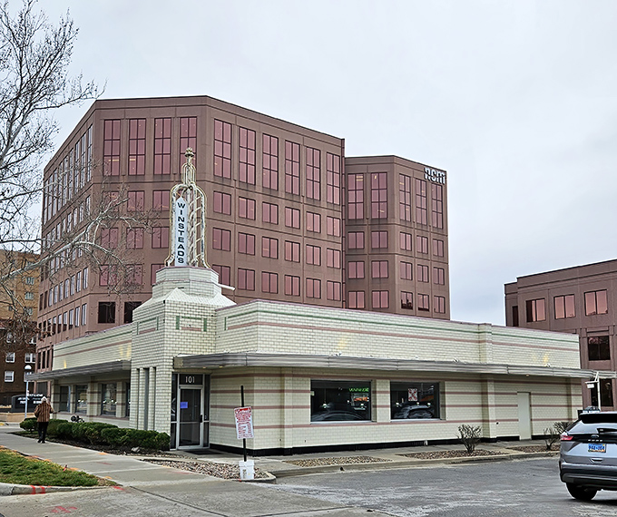 That gleaming white Art Deco building isn't just a restaurant&mdash;it's a Kansas City institution where burger memories are made daily.