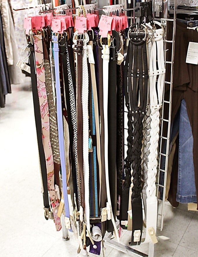 A rainbow of belts awaits new waistlines. Each one tells a different story&mdash;some flashier than others.