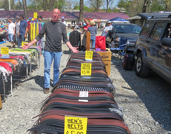 More belt options than a cowboy convention, and each one tells its own leather-bound story.