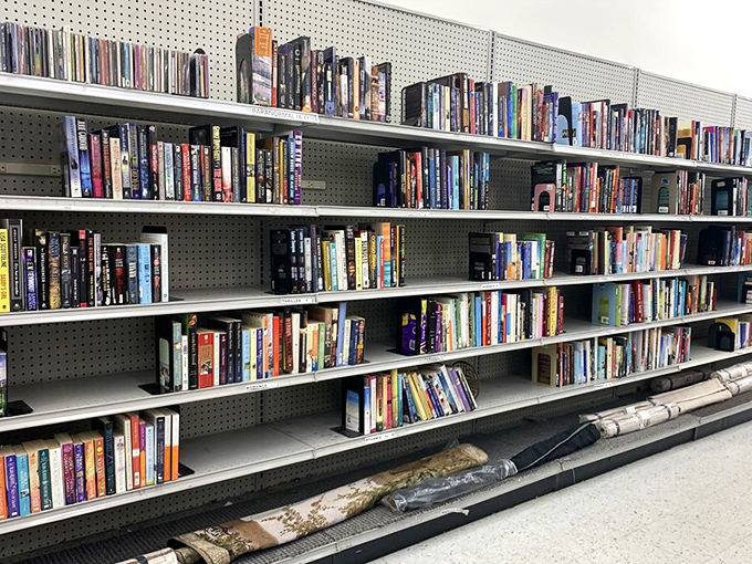 Literary gold mines await bibliophiles with shelves that would make any library proud. From bestsellers to obscure gems, your next literary obsession costs less than lunch.