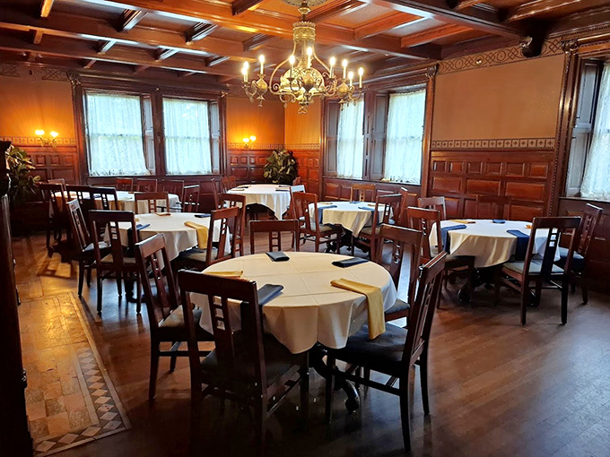 Where elegant chandeliers meet comfort food magic, creating dining room dreams that would make Downton Abbey jealous.