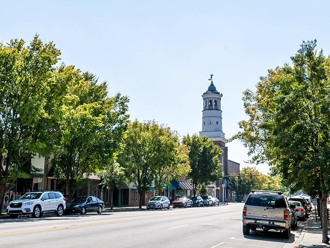 Broad Street stretches toward that iconic clock tower, promising discoveries that won't show up on any travel app.