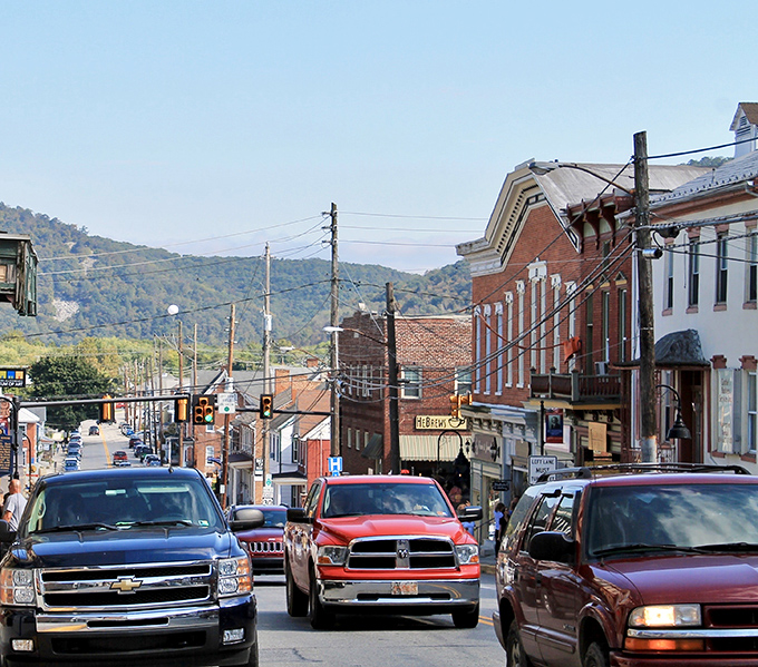 Main Street stretches ahead like a welcoming handshake, inviting you to slow down and explore every corner.