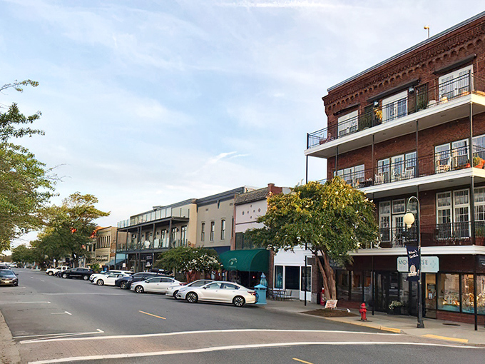 Mason Avenue's historic storefronts aren't just preserved&mdash;they're alive with boutiques, galleries, and eateries that make window shopping an Olympic-worthy event.