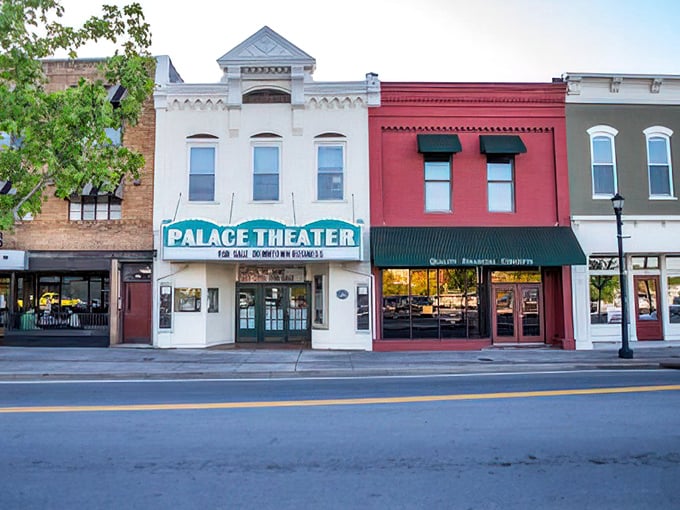 The Palace Theater stands as downtown Maryville's time machine, where first dates from the 1940s still linger in the air alongside today's moviegoers.