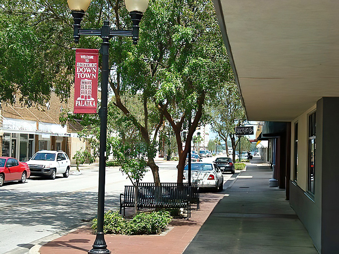 Downtown Palatka's welcoming banners aren't just decoration&mdash;they're genuine invitations to slow down and experience small-town charm at its finest. 