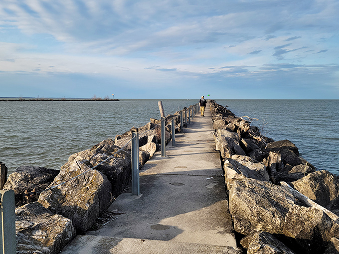 Nature's own infinity pool stretches toward Canada, making your backyard seem adorably modest by comparison.