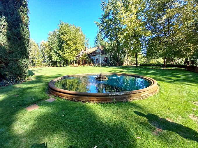 This tranquil reflecting pool at Empire Mine State Historic Park offers a moment of zen that gold-crazed miners could have desperately used. 