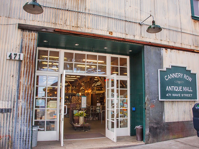 
Those green-trimmed doors might as well be a portal to the past. Step through and prepare to lose track of both time and your shopping budget. 