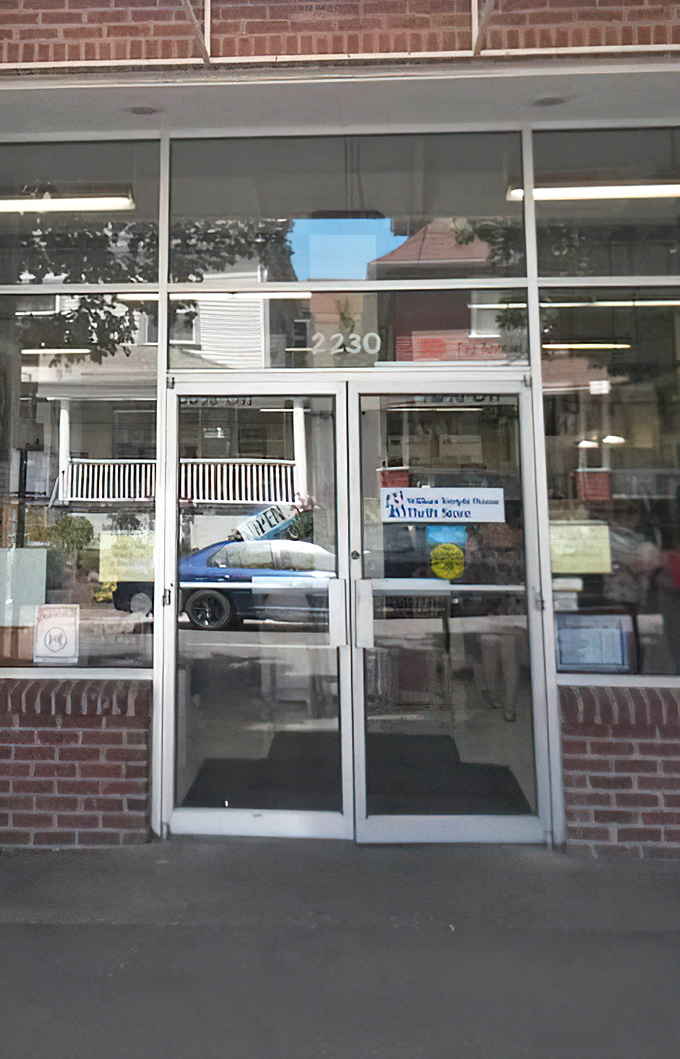 The unassuming entrance belies what lies within&mdash;a portal to one of Portland's most beloved secondhand wonderlands.