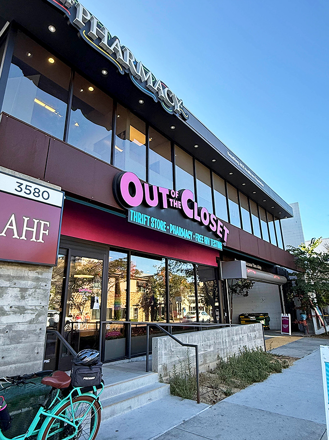 Modern architecture meets social purpose at this Hillcrest landmark where your shopping dollars stretch further than you'd imagine.