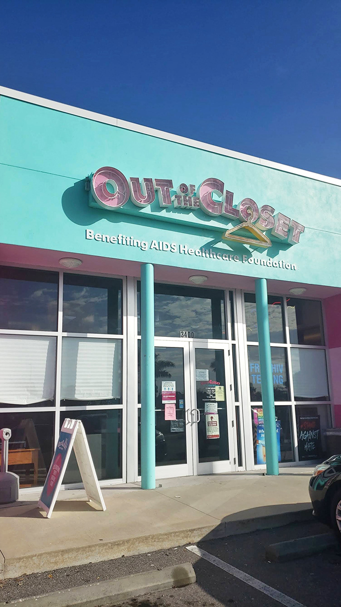 Step through these doors and leave your preconceptions about thrift stores in the parking lot where they belong.