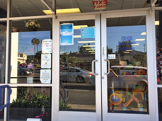 The entrance might be unassuming, but beyond these doors lies a wonderland that makes even the most disciplined shopper lose all budgetary restraint.