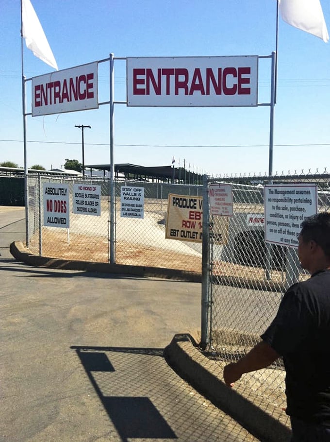 The entrance gates swing open to possibilities &ndash; and that "No Dogs Allowed" sign means more elbow room for humans.