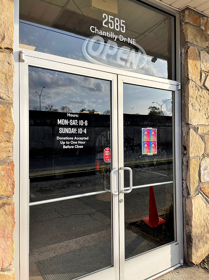 Those hours posted on the door aren't suggestions - they're your gateway to secondhand paradise.