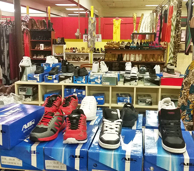 Sneaker heaven awaits the savvy shopper. These kicks might not have walked a mile, but they've been marked down several.