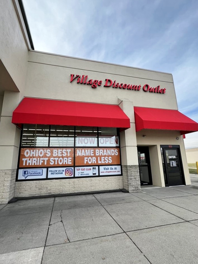 Bold signage proclaims "Ohio's Best Thrift Store" &ndash; a claim your wallet will happily confirm after one visit to this bargain wonderland.