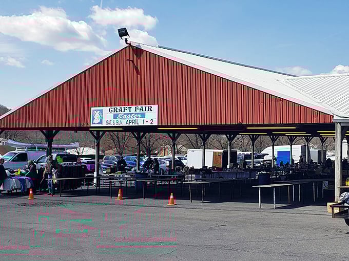 The iconic red barn structure houses special events throughout the year, proving that Pennsylvania knows how to throw a party in style.