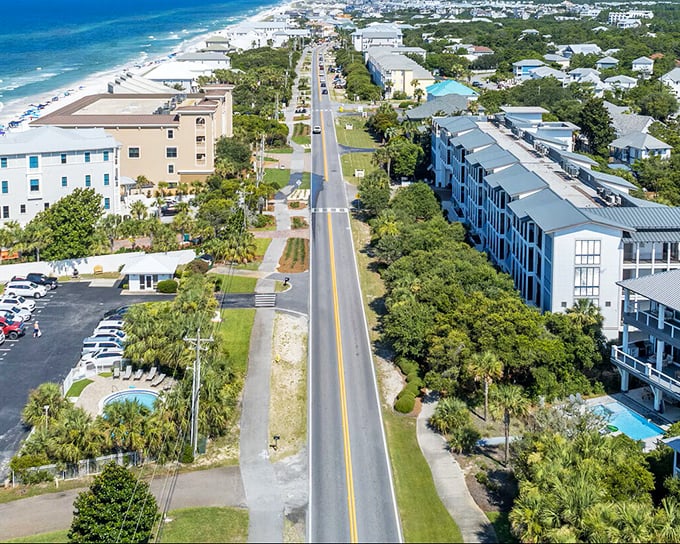 Life slows down on this palm-lined boulevard, where beach access and budget-friendly living exist in perfect harmony just steps from the Gulf.