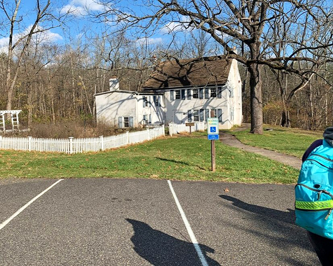 This historic farmhouse whispers stories of Pennsylvania's past. If these whitewashed walls could talk, they'd probably ask why you're still checking work emails.