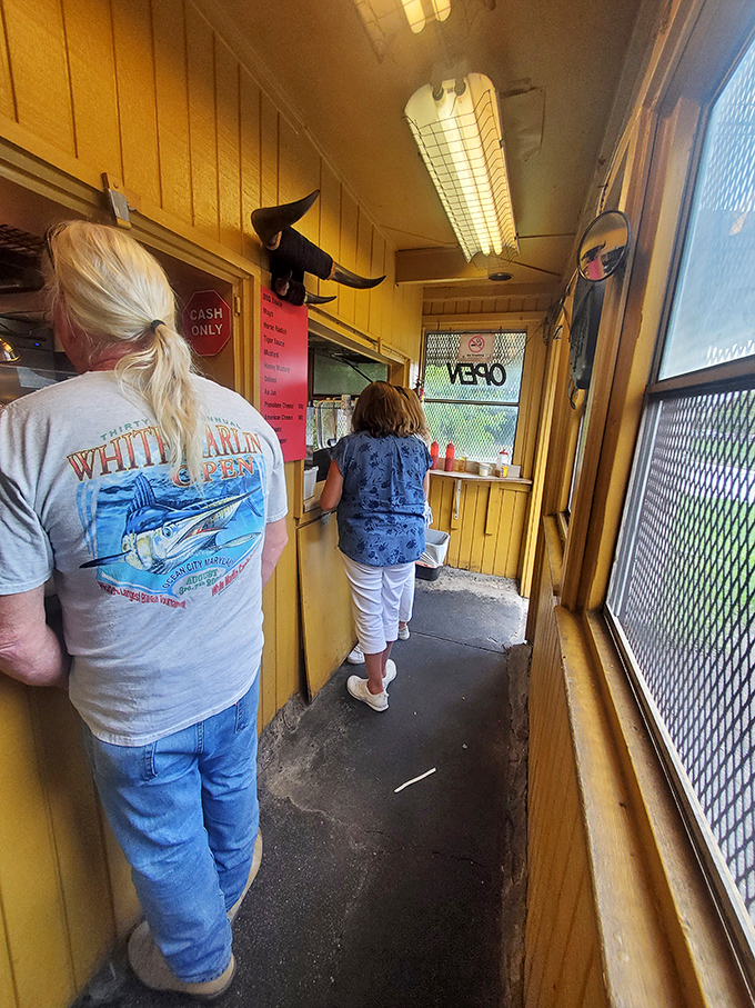 Step inside where the magic happens - no fancy frills, just serious pit beef craftsmanship.