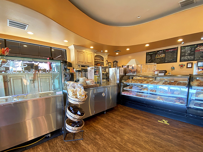 Step inside and feast your eyes on gleaming display cases filled with treasures. This isn't just a bakery&mdash;it's a museum where every exhibit is deliciously edible.