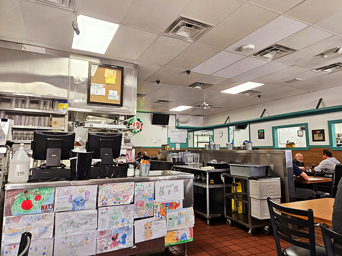 Inside Nat's, where children's artwork decorates the counter &ndash; proof that multiple generations have grown up loving this Valley institution.