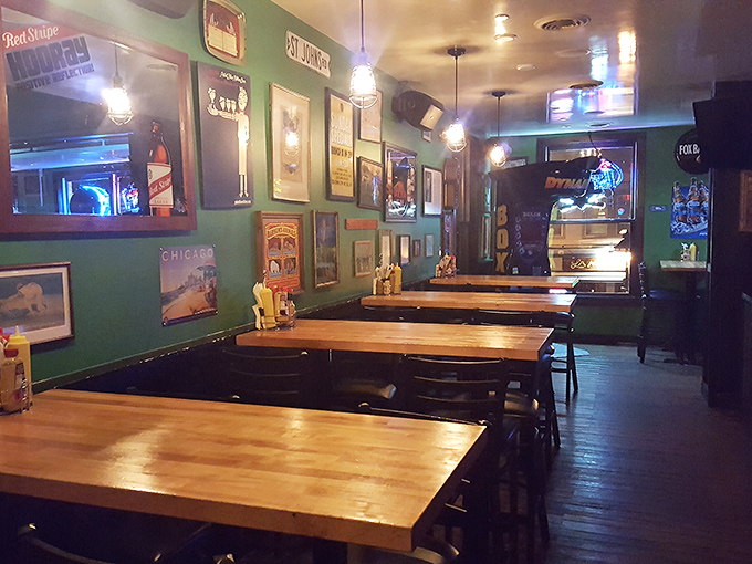 A kaleidoscope of confectionery wonder awaits inside, where the classic checkered floor sets the stage for sweet-toothed adventures.