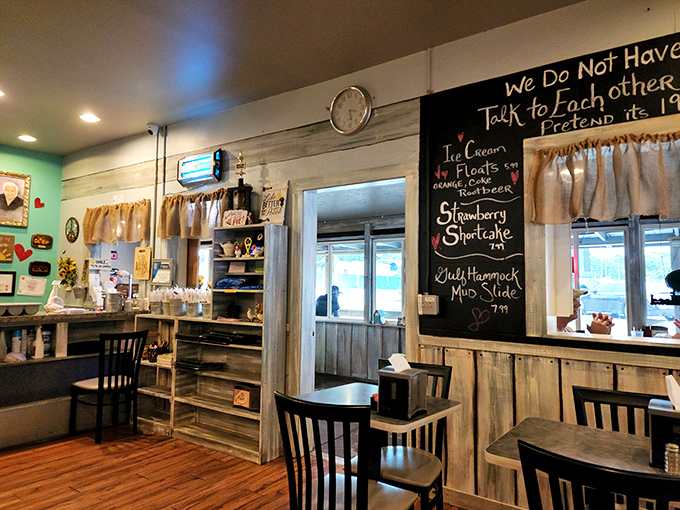 Where mismatched chairs and chalkboard menus create more ambiance than any designer restaurant ever could.