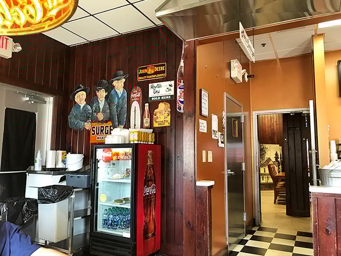 Nostalgia isn't manufactured here&mdash;it's marinated for decades. Wood paneling and vintage signs create the backdrop for conversations that matter.