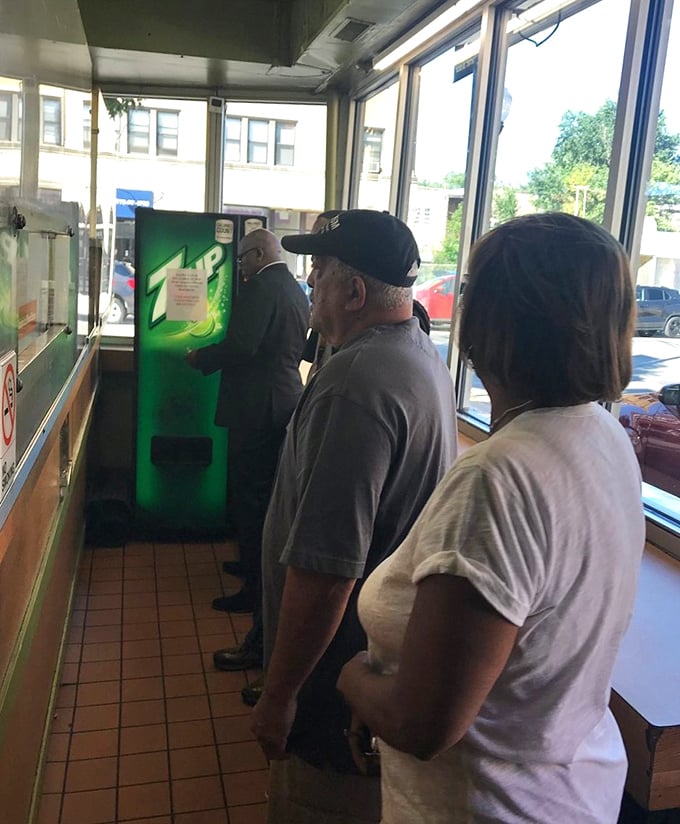 The no-frills interior speaks volumes: this place is serious about barbecue, not seating arrangements. Join the line, place your order, and prepare for greatness.
