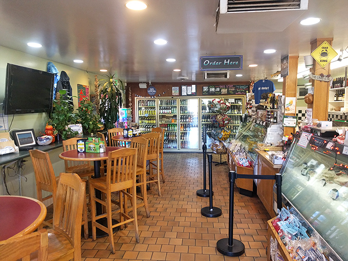 No white tablecloths here, just the honest interior of a place that puts its energy where it matters&mdash;into what's on your plate, not what's on the walls.