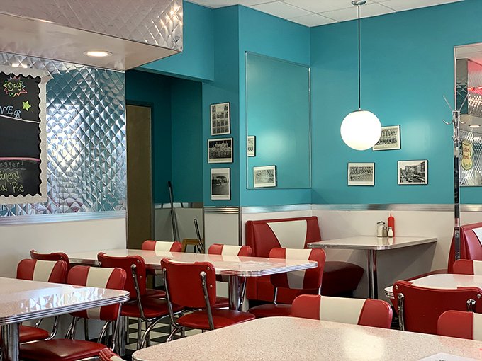 Industrial-chic meets breakfast paradise. The open kitchen concept lets you witness the morning symphony of sizzling skillets and perfectly poached eggs.