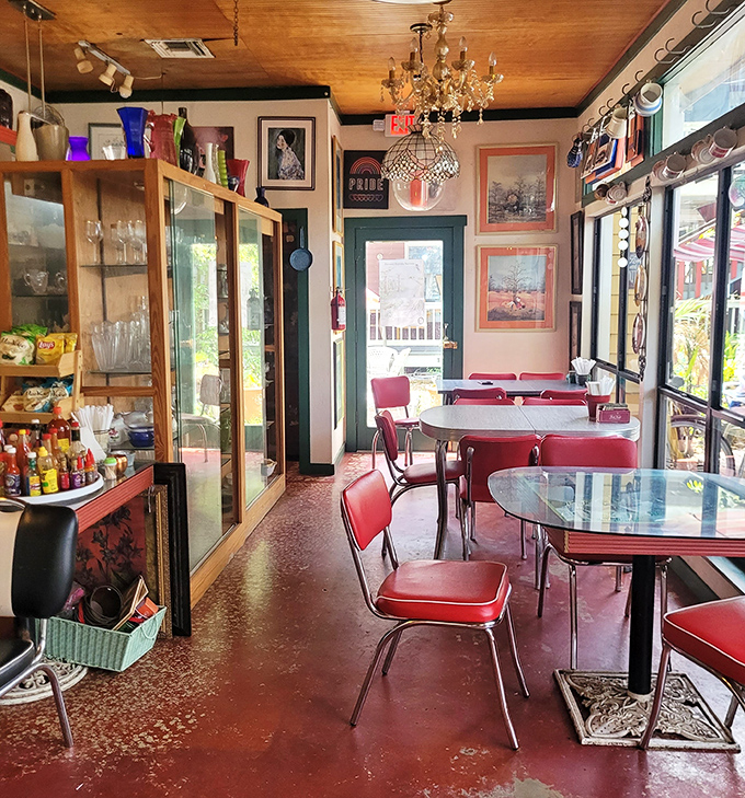 Step inside and time-travel to when diners had chandeliers and chairs knew all the town secrets.