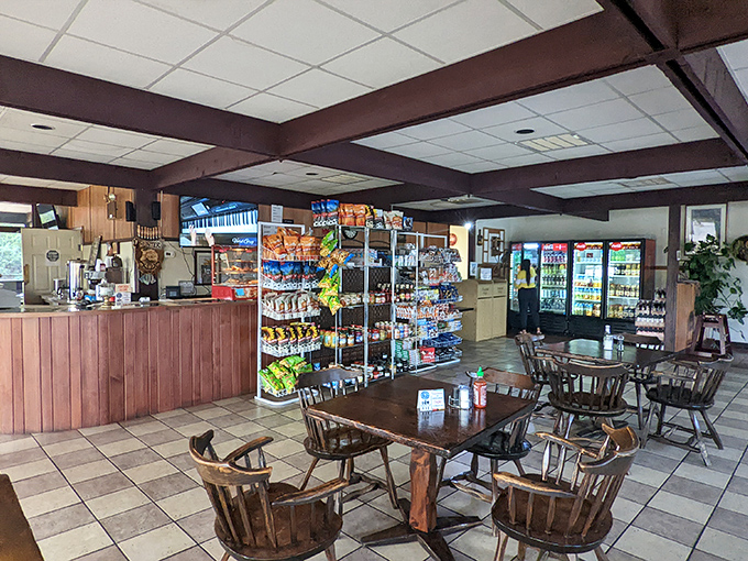 Part grocery, part eatery, all charm. The wooden chairs and counter service create that "I've discovered something special" feeling that makes food explorers' hearts skip a beat.