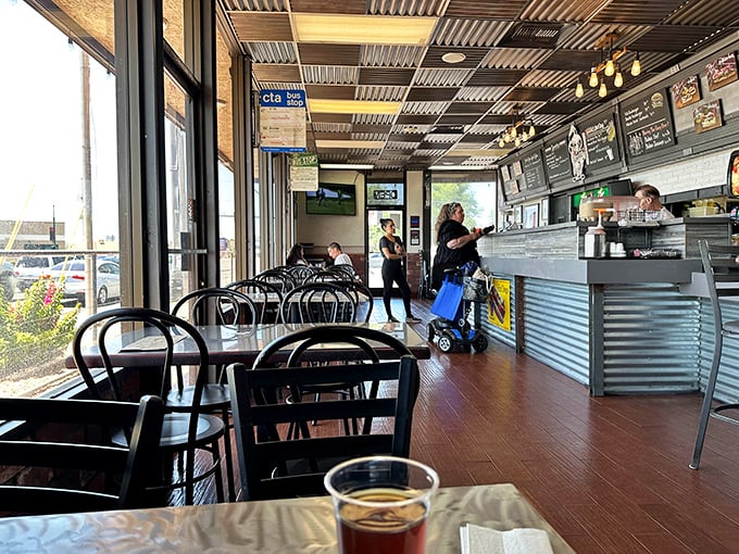 Inside Luke's, the industrial ceiling meets classic diner charm. A place where Chicago transplants find solace and Arizonans discover what the fuss is about.